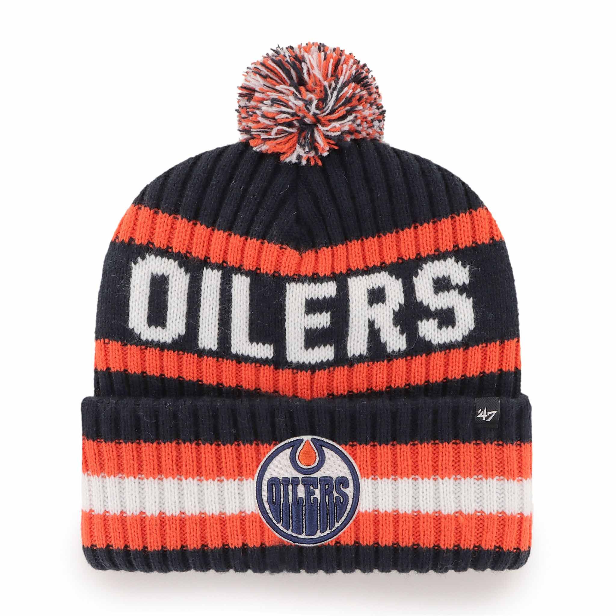 Tuque a pompon des Edmonton Oilers 47 Brand - Soccer Sport Fitness